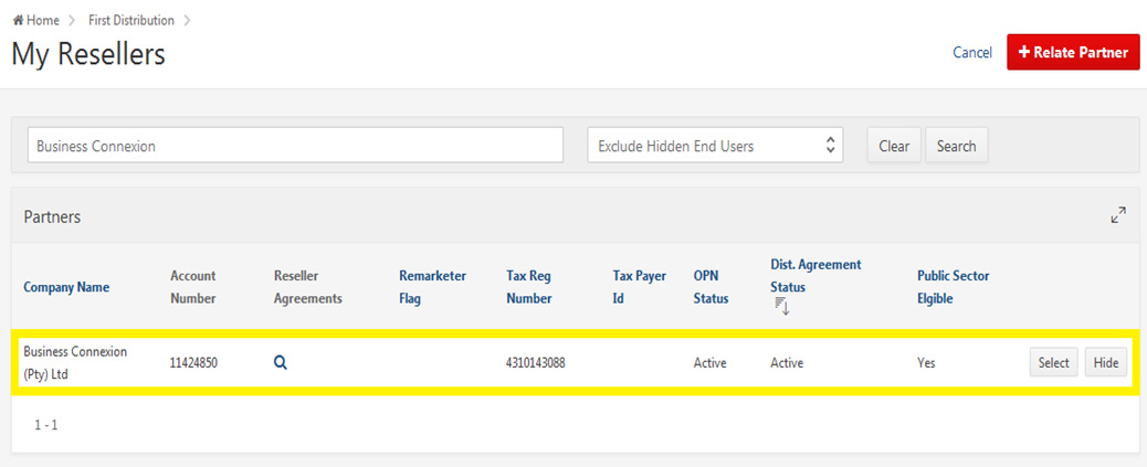 Section 4: How to see if a reseller is registered - Skill Centre