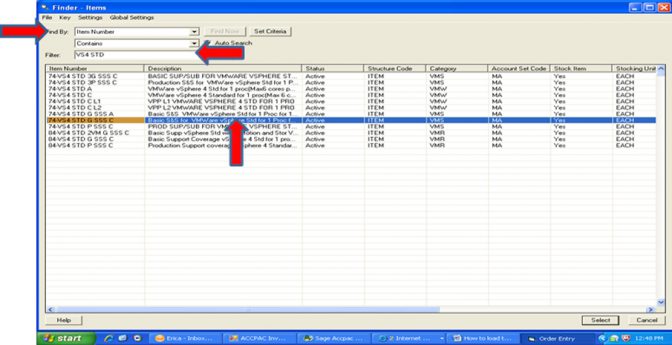 How to find the item code - Skill Centre