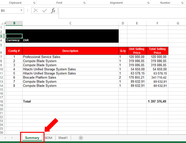 Quoting Sheets - Skill Centre